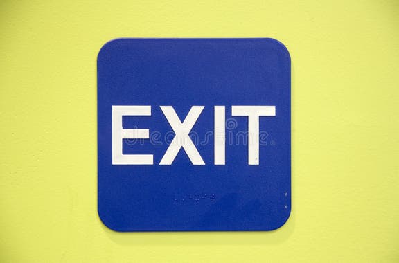 4,256 Exit Sign Blue Background Stock Photos - Free & Royalty-Free ...