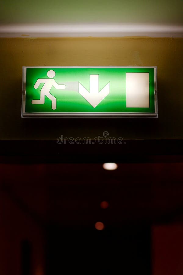 Exit sign stock photo. Image of icon, rescue, case, running - 8456678