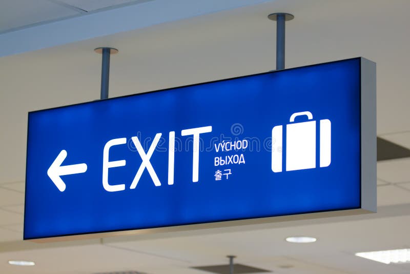 Exit stock photo. Image of checkin, data, arrow, information - 39620794