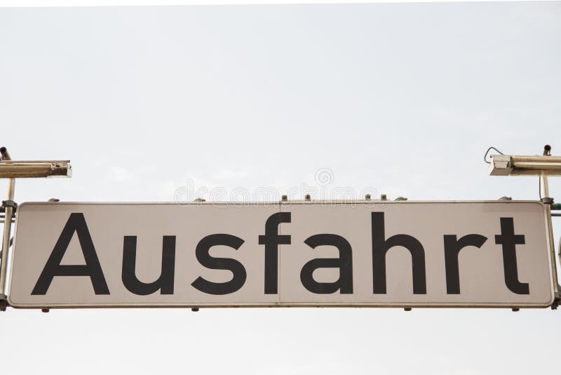 534 Exit Sign German Stock Photos - Free & Royalty-Free Stock Photos ...