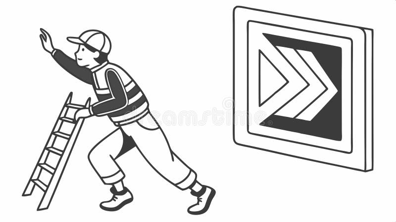 Exit Sign Person Icon, Direction Guidance Symbol Vector Design ...