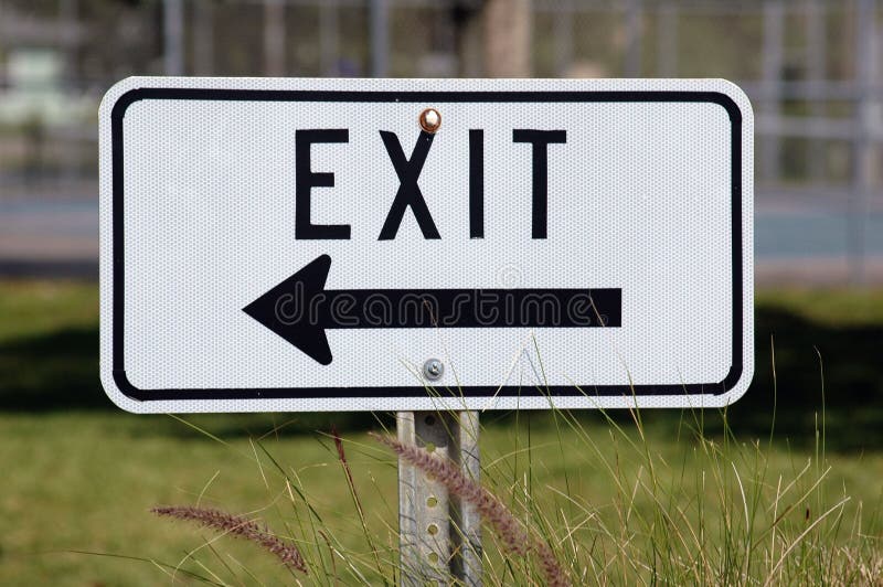 Exit sign stock image. Image of indicate, point, sign - 91757357