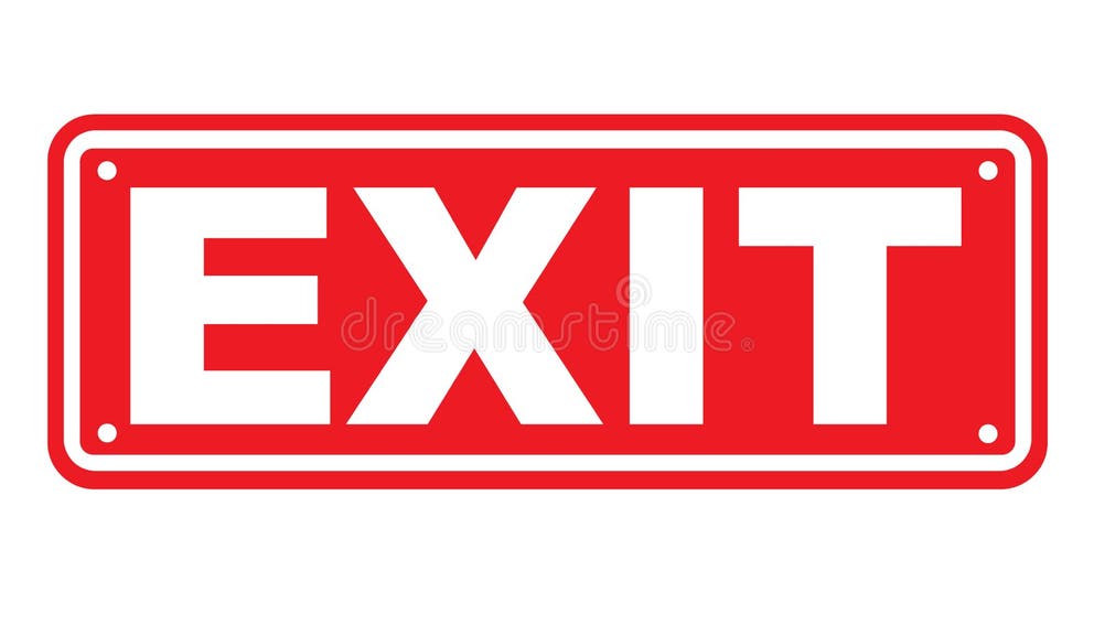 Exit Word Stock Illustrations – 2,232 Exit Word Stock Illustrations ...