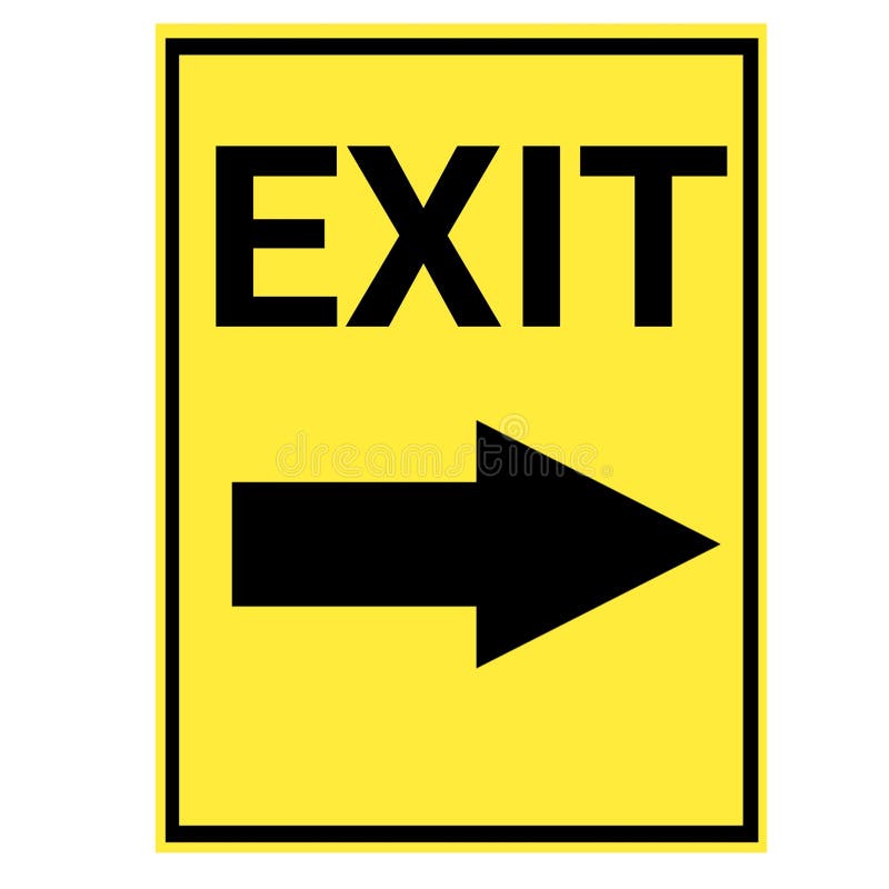Exit Directions Stock Illustrations – 196 Exit Directions Stock ...