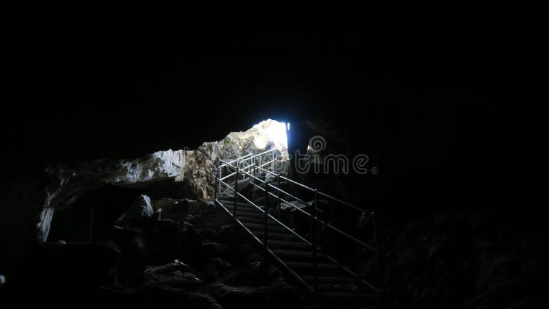 Exit and Staircase of Drotsky S Caves, Located in Botswana, Kalahari ...