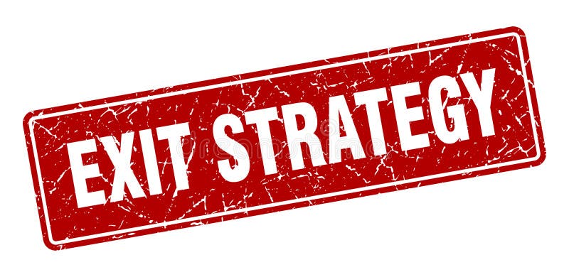 Exit Strategy Sign. Exit Strategy Grunge Stamp Stock Vector ...