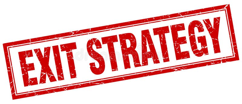 Exit strategy stamp stock vector. Illustration of sign - 125214473