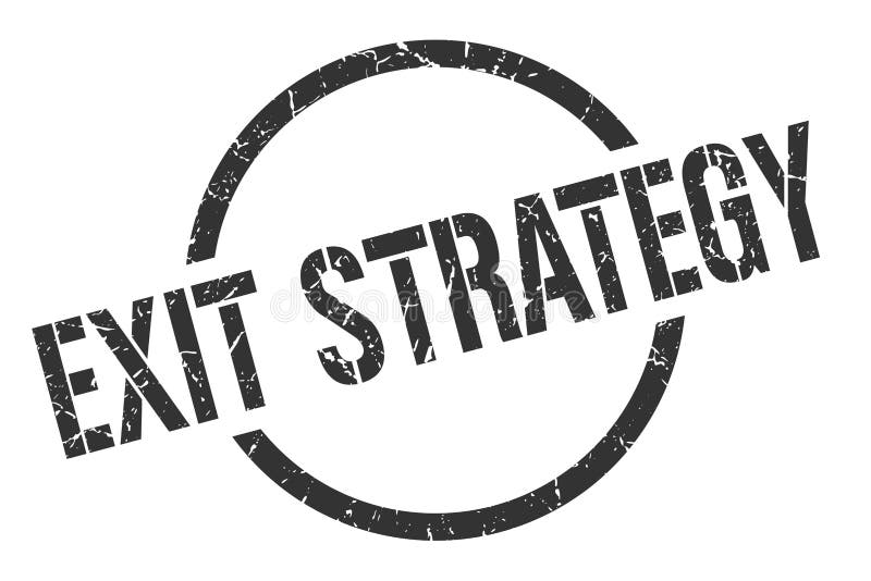 Exit strategy stamp stock vector. Illustration of badge - 136960468