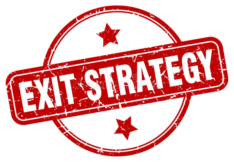 Exit Strategy Stamp. Exit Strategy Round Grunge Sign Stock Vector ...