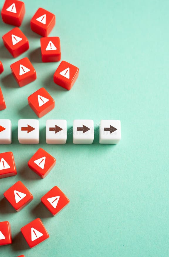 Exit To Safety. Overcome Obstacles. Avoid Trouble. Adaptability Stock Image - Image of problem ...