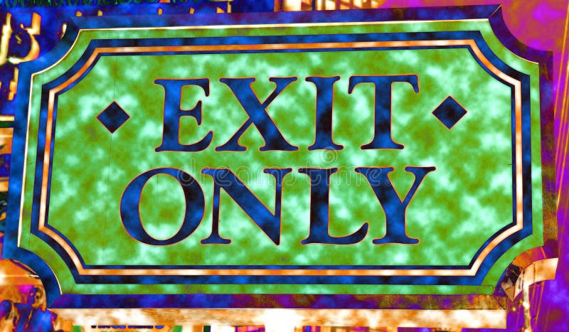 Exit only stock image. Image of unique, sign, help, direction - 52488173