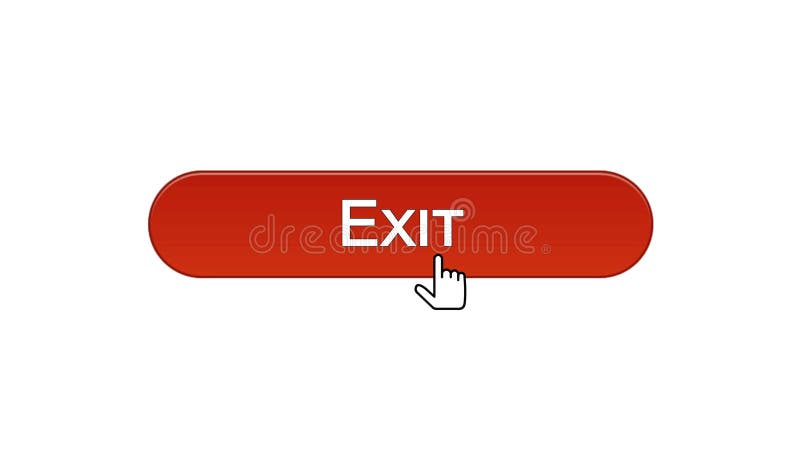 Exit Button Stock Illustrations – 5,596 Exit Button Stock Illustrations ...