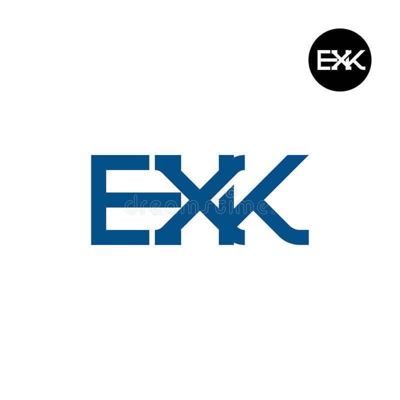 Exk Monogram Stock Illustrations – 8 Exk Monogram Stock Illustrations ...
