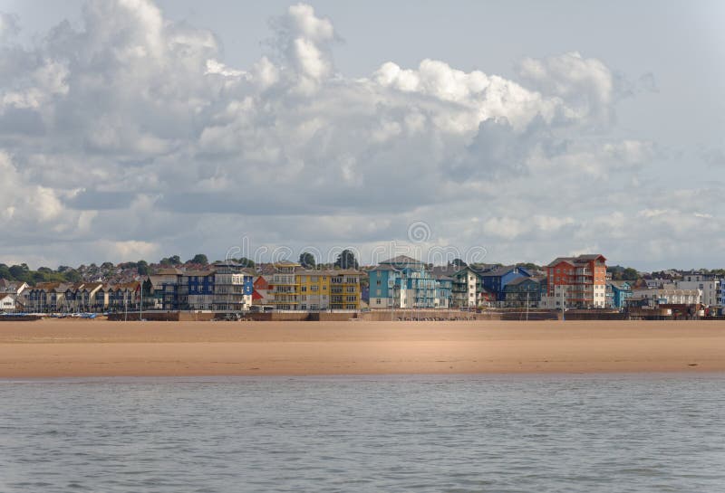 Exmouth, Devon: Typical Devonshire Houses Editorial Image - Image of ...