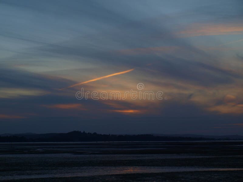 Exmouth Sunset by the Beach in Devon Stock Image - Image of sunset ...