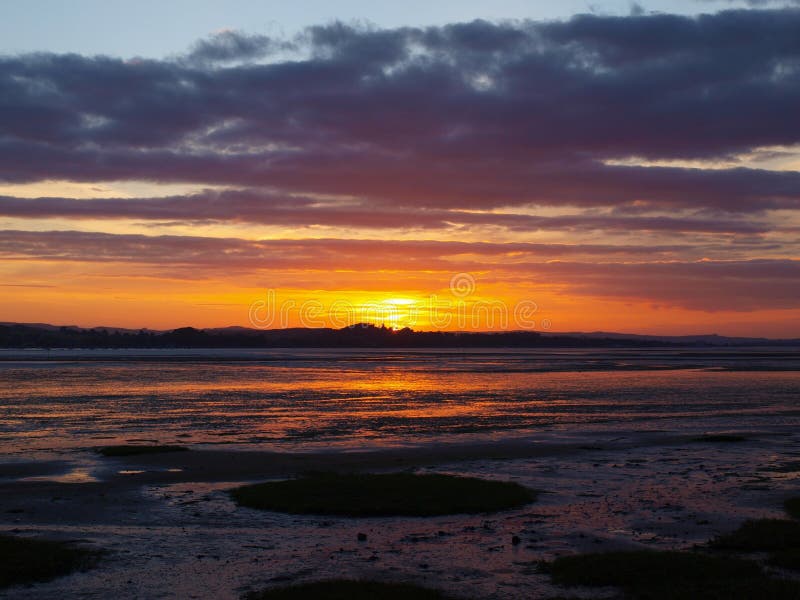 Exmouth Sunset by the Beach in Devon Stock Image - Image of sunset ...