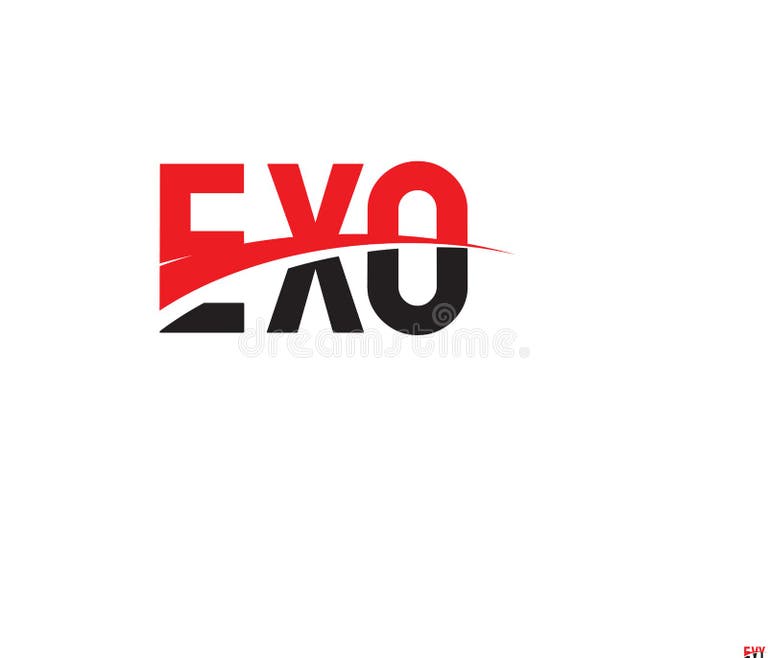 EXO Letter Initial Logo Design Vector Illustration Stock Vector ...