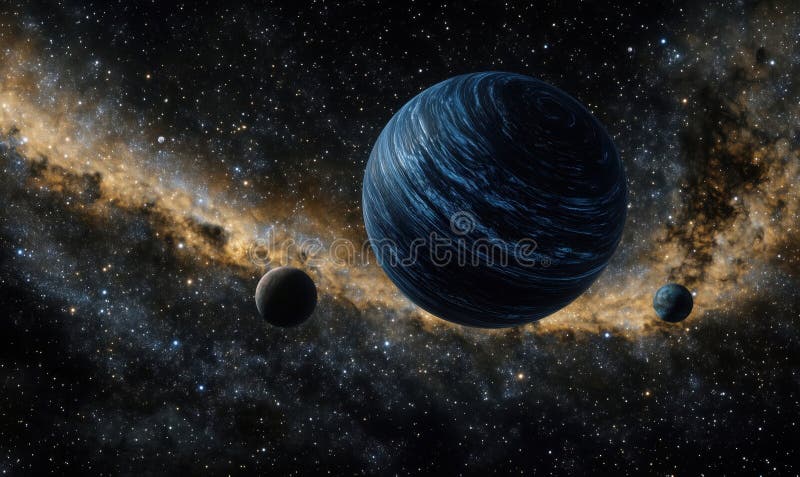 Exoplanetary System Featuring Gas Giant Planet Surrounded by Two ...
