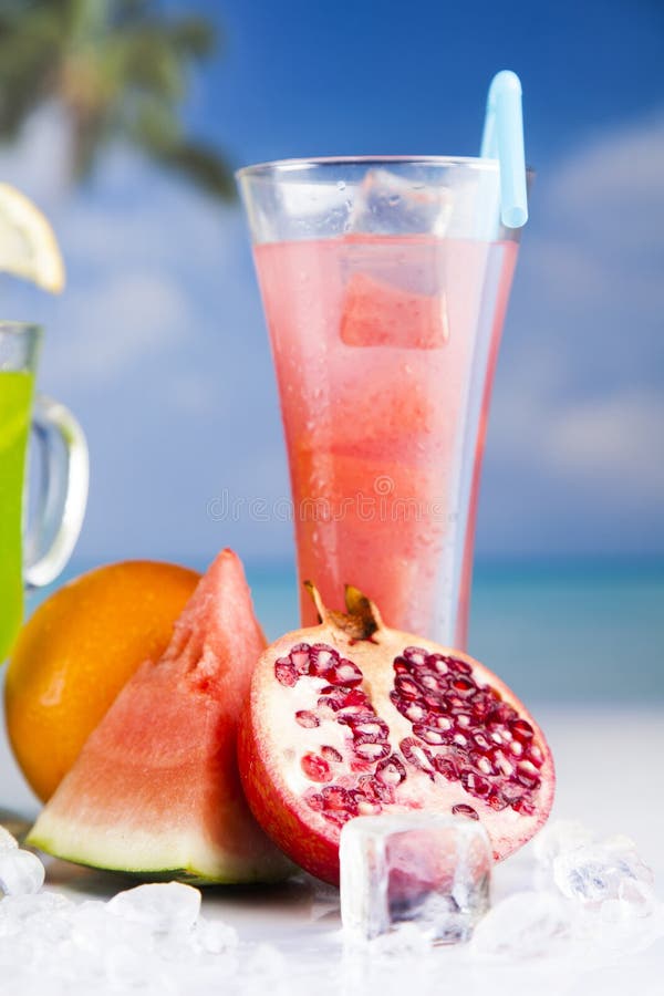 Exotic alcohol drinks stock image. Image of cold, juice - 115418231