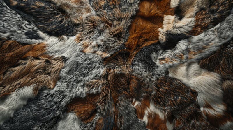 Exotic Animal Fur Textures Close-Up Shot for Background Use Stock Photo ...