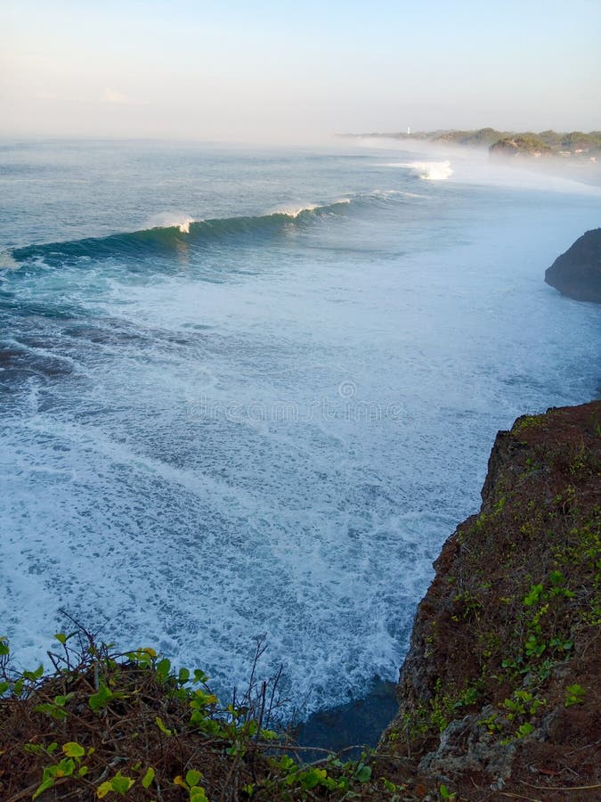 Exotic Beaches on the Edge of the Indian Ocean Stock Image - Image of ...