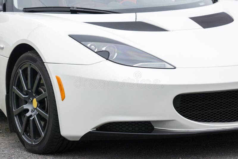 Exotic car front end stock photo. Image of closeup, bumper - 40382598