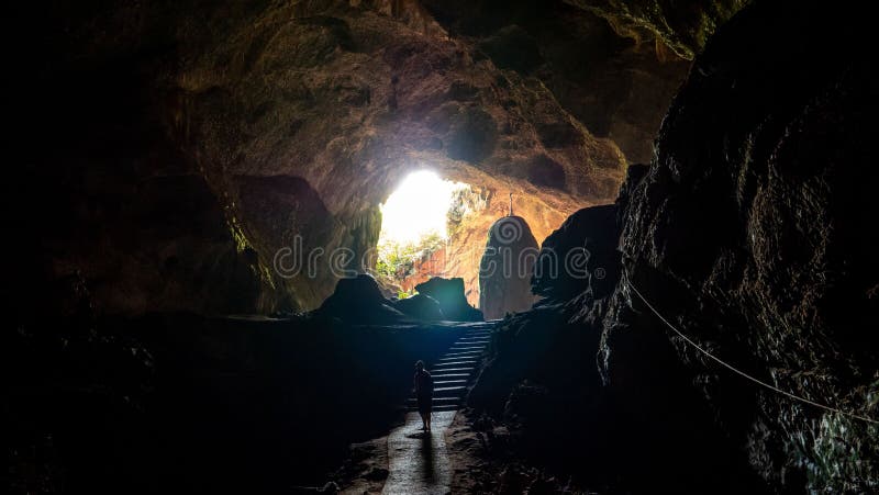 Exotic Cave Landscape Scenery in Myanmar Stock Photo - Image of cave ...