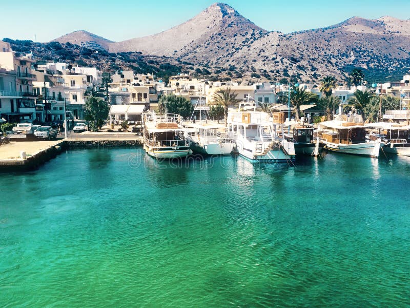 Exotic Coast of Crete, Greece Stock Image - Image of landmark ...