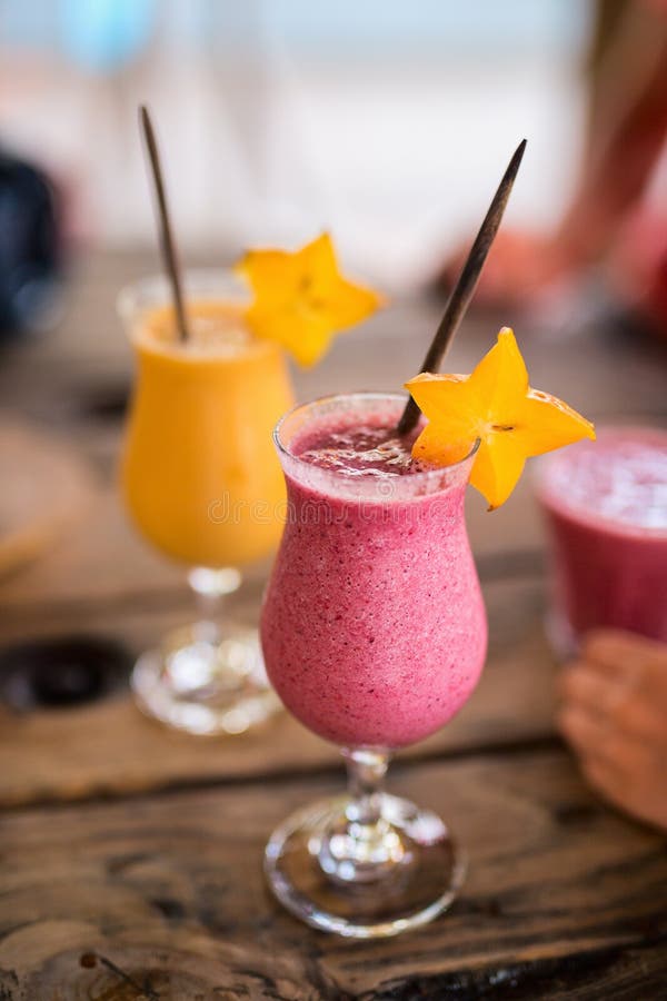 Exotic cocktails stock image. Image of drink, shore - 123071657