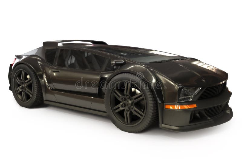 Exotic custom sports car stock image. Image of smart - 33582789