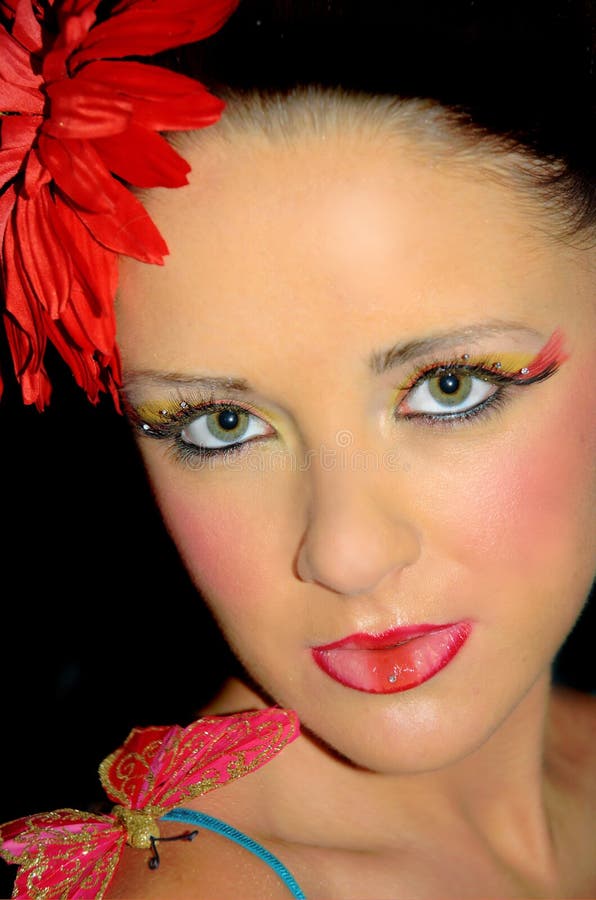 Exotic Face stock photo. Image of eyes, face, beauty, fashion - 1872452