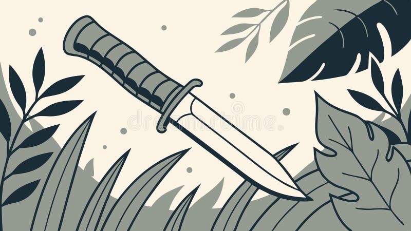 Exotic Foliage Dagger Vector Stock Illustrations – 14 Exotic Foliage ...