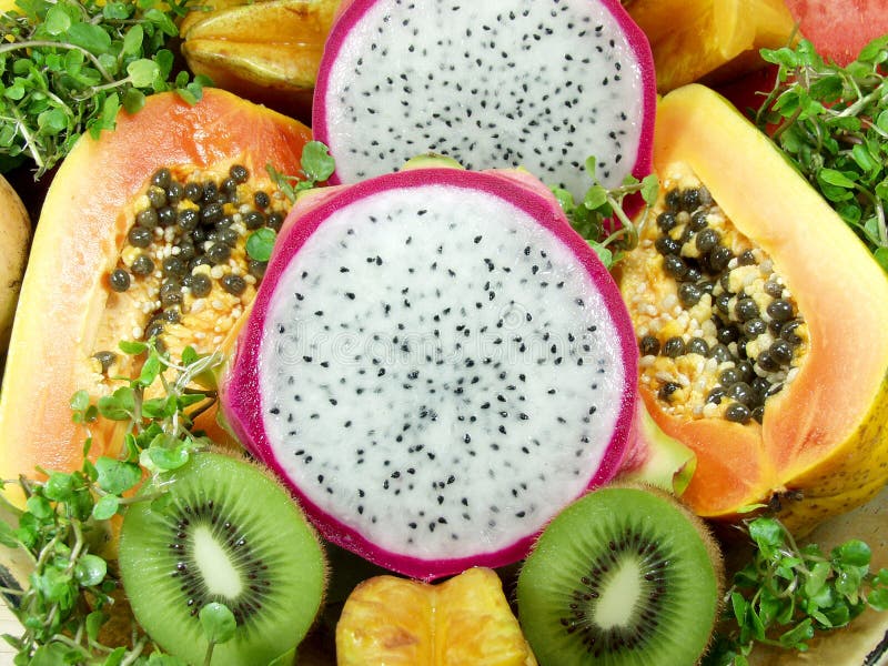 Exotic fruit stock photo. Image of produce, health, pineappel - 1134186