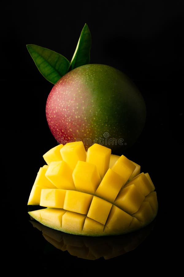 Exotic ripe mango stock photo. Image of path, food, mangos - 143430388