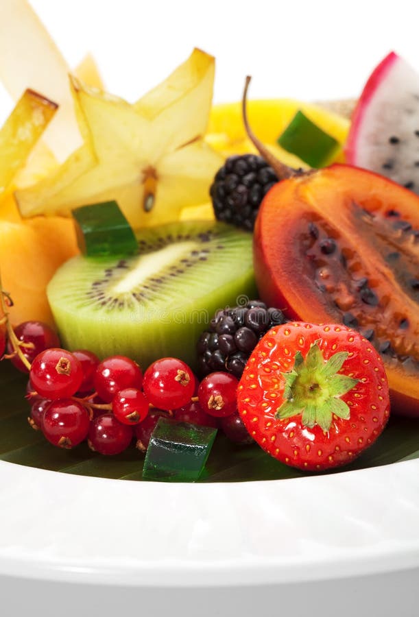 Exotic Fruit Dish stock photo. Image of green, bowl, berry - 13162428