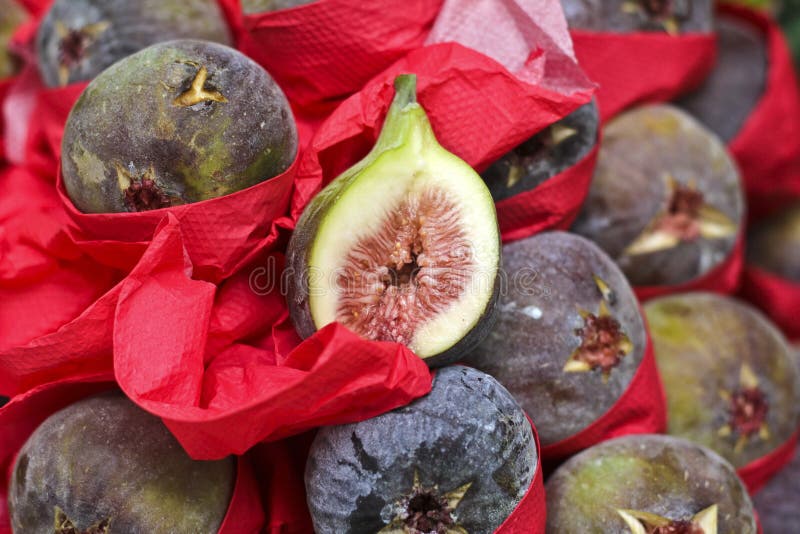 Exotic fruit purple figs stock photo. Image of diet, tasty - 54416034