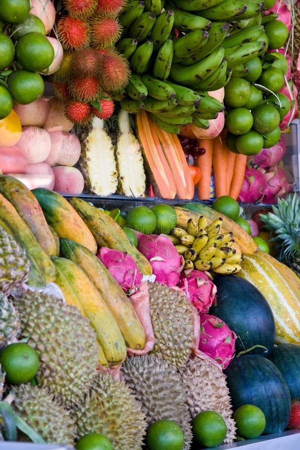 Exotic fruits in africa stock image. Image of cake, delicious - 133763933