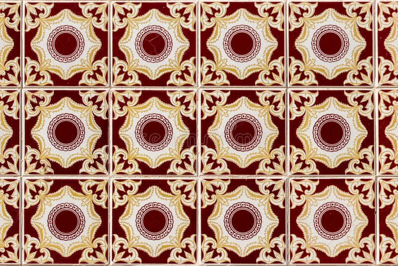 Exotic Geometric Tile Pattern Stock Image - Image of antiquity ...
