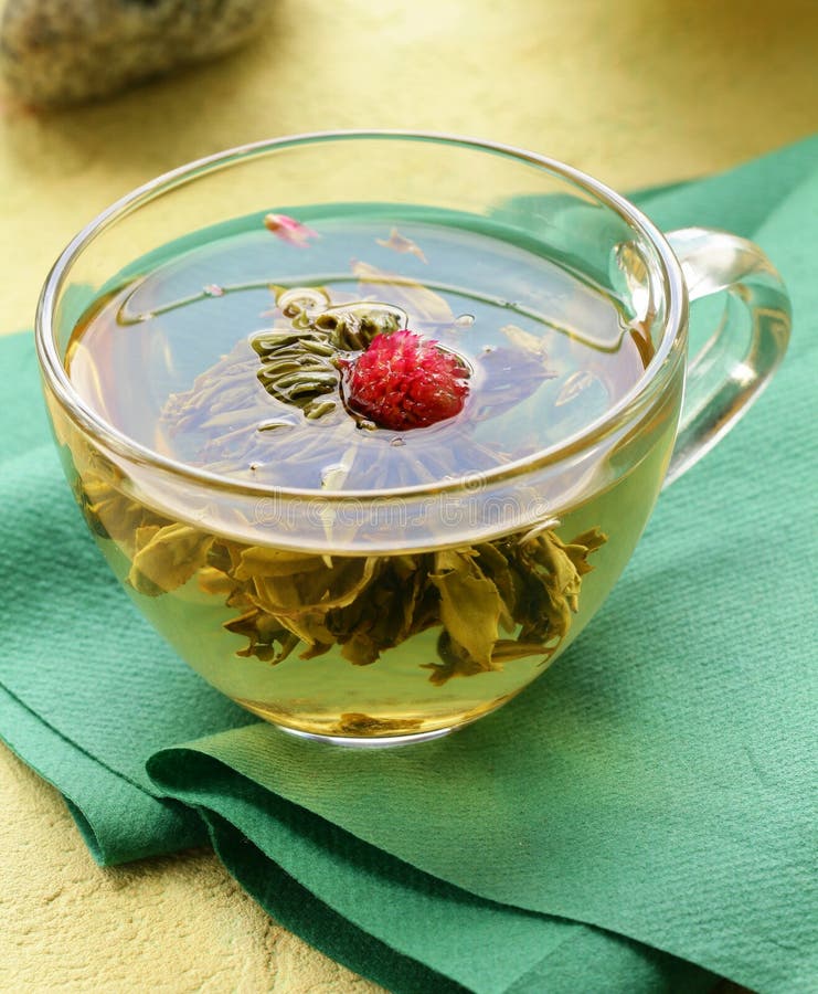 Exotic green tea stock image. Image of teapot, chinese - 24230311