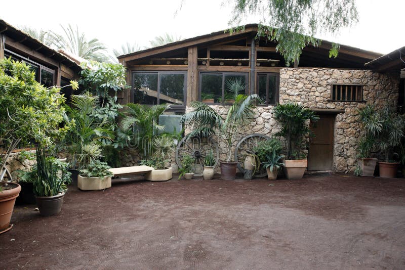 Exotic house stock photo. Image of wood, palm, exotic - 22575866