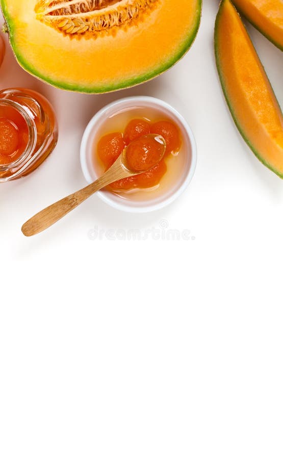 Exotic Melon Compote or Jam Stock Image - Image of dessert, organic ...