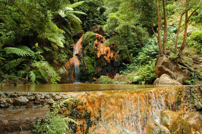 Exotic Natural Pool in the Azores Stock Image - Image of beauty ...