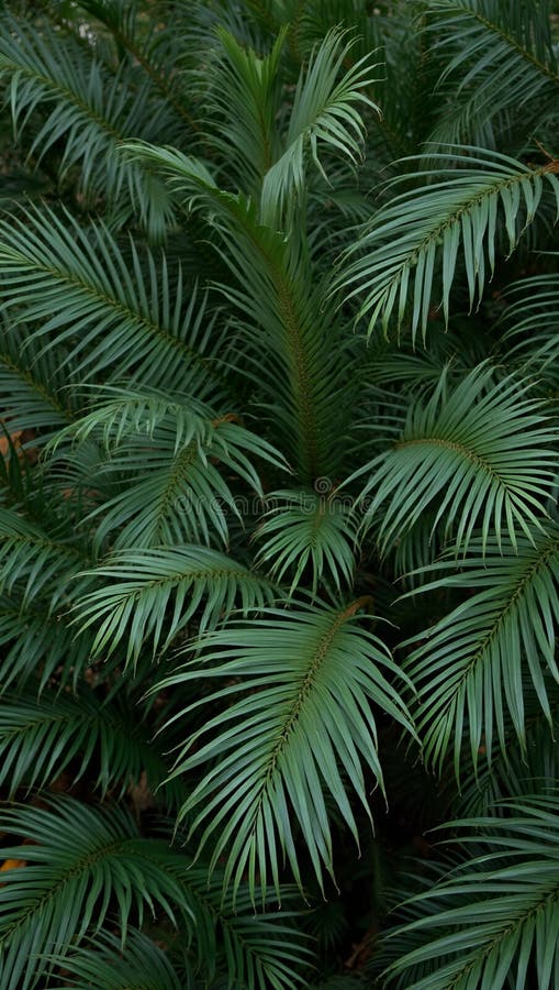 Exotic Palm Leaves Creating Dynamic Tropical Backdrop Stock ... Exotic Palm Leaves Creating Dynamic Tropical Backdrop Stock ...