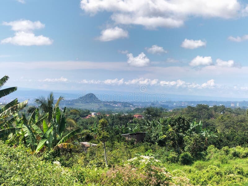 Exotic Panorama in Top of Panderman Mountain Stock Image - Image of ...