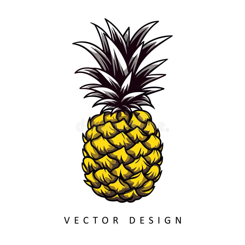 Exotic Pineapple Fruit Vector Design AI Generated Stock Vector - Illustration of organic ...