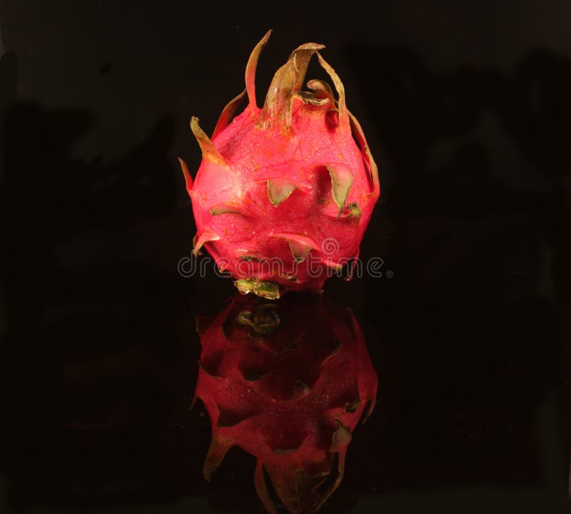 Exotic Red Dragon Fruit stock image. Image of exotic - 12191325