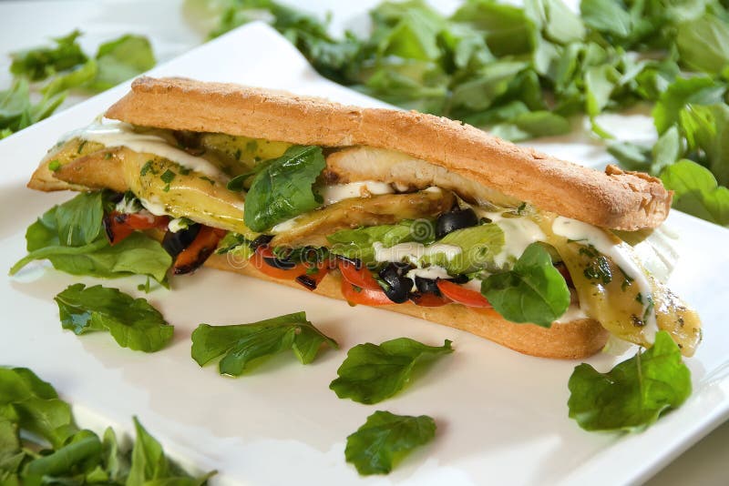 Exotic Sandwich stock photo. Image of farinaceous, bistro - 2718748