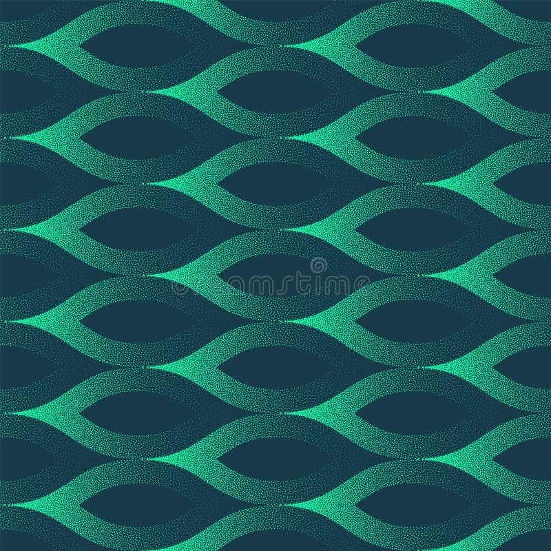 Exotic Scale Seamless Pattern Trendy Vector Bright Turquoise Abstract ...