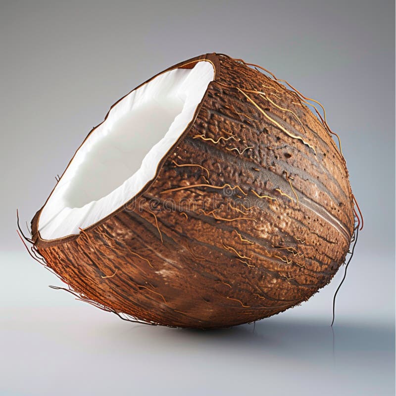 Exotic Simplicity Coconut with Clipping Path for Easy Customization ...