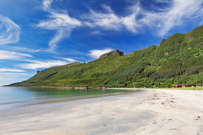 The Storvika beach, Norway stock photo. Image of seaside - 339612840